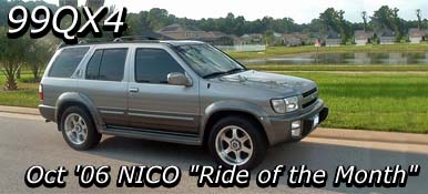 1999 Infiniti QX4 - 99QX4 - NICOclub Ride of the Month October 2006