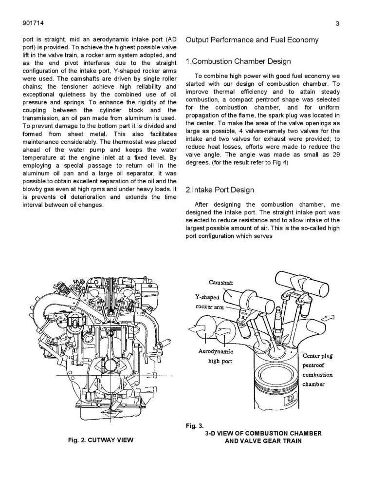 Development of the Nissan SR20 - SAE Technical Whitepaper