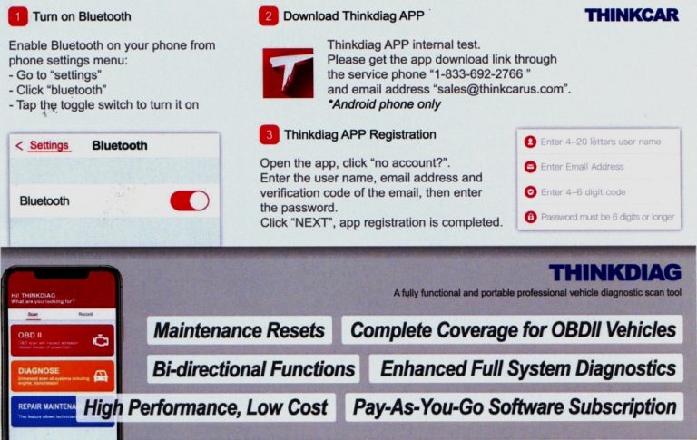 ThinkDiag - Professional Level Automotive Scan Tool on Your Phone